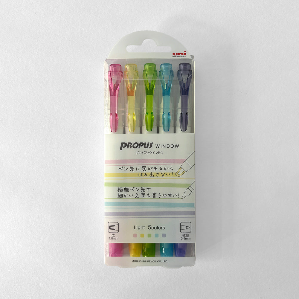 Mitsubishi Uni Propus Window Highlighters - Sozodori